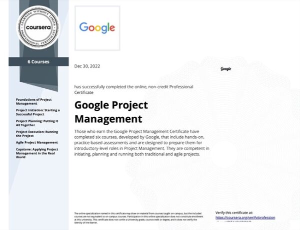 Is Google Certification In Project Management Worth It: A Critical ...