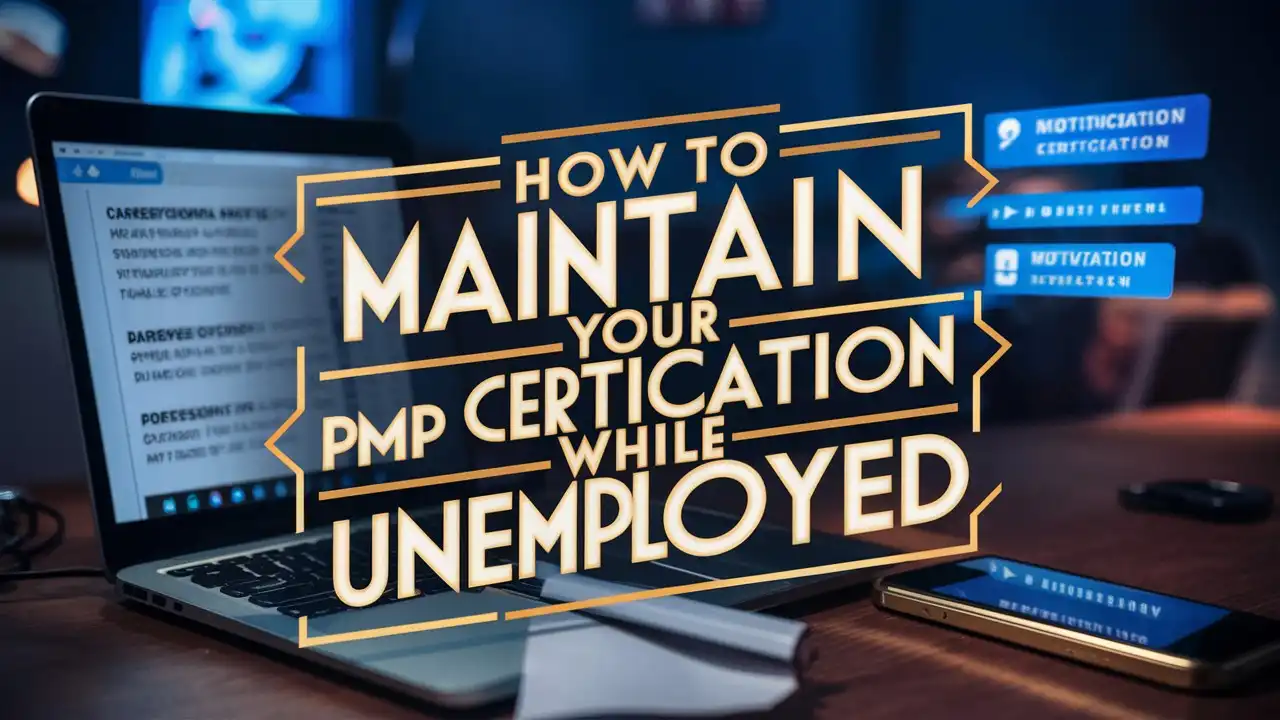 How To Maintain Your PMP Certification While Unemployed