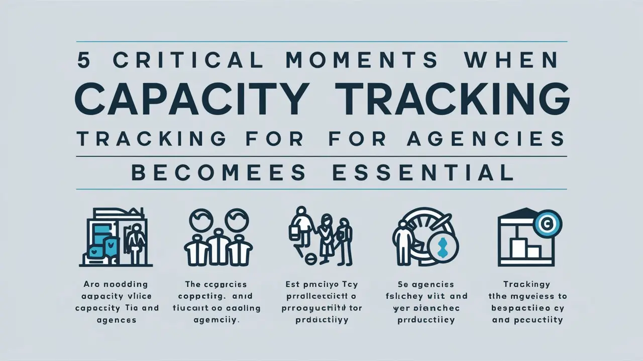 5 Critical Moments When Capacity Tracking For Agencies Becomes Essential