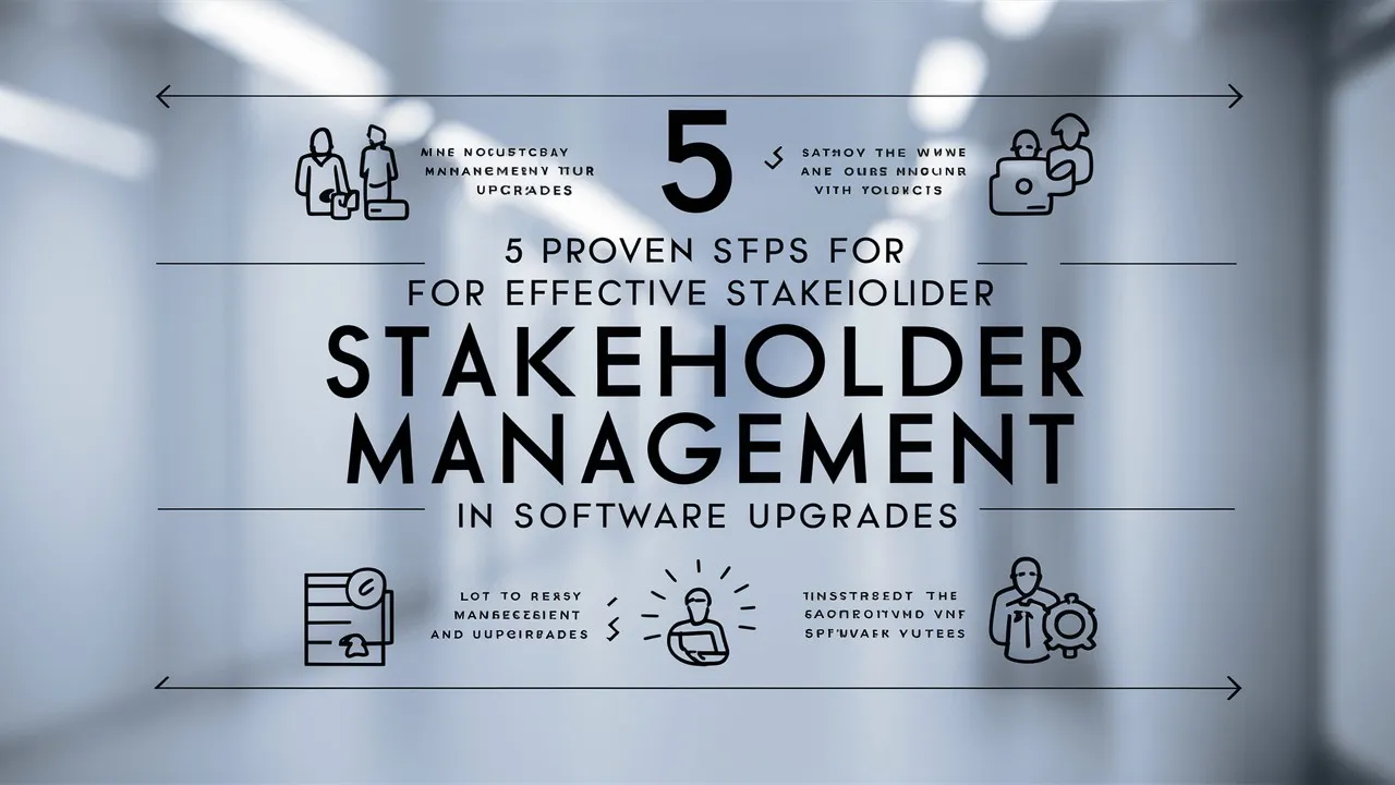 5 Proven Steps For Effective Stakeholder Management In Software Upgrades