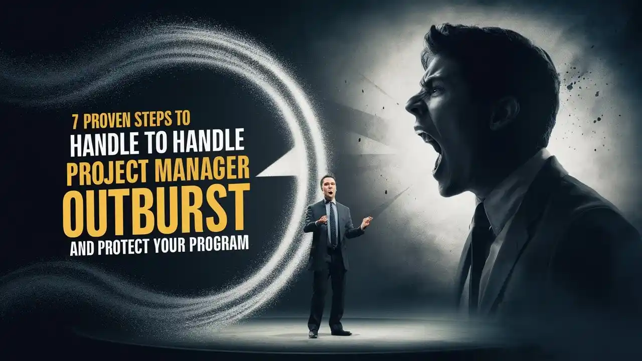 7 Proven Steps To Handle A Project Manager Outburst And Protect Your ...