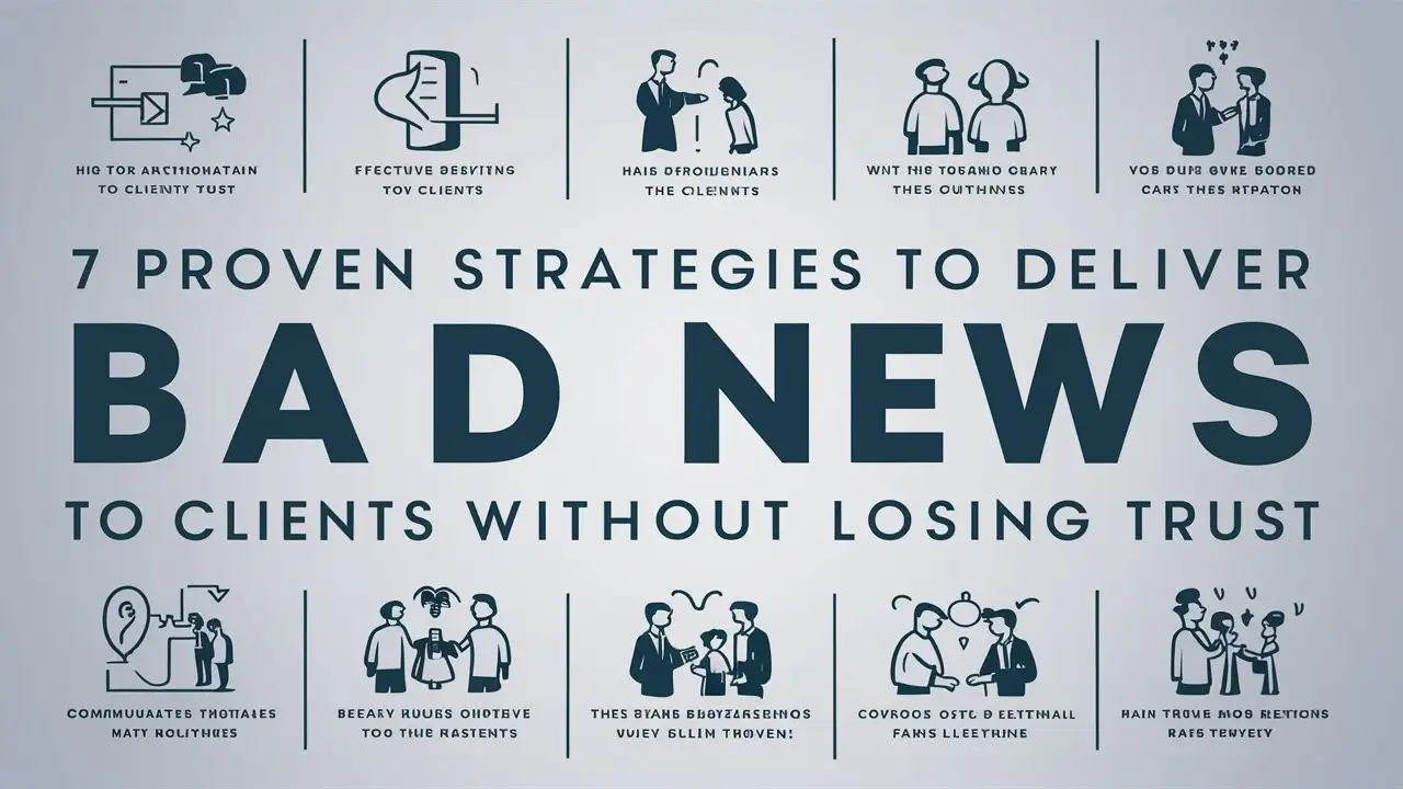 7 Proven Strategies To Deliver Bad News To Clients Without Losing Trust