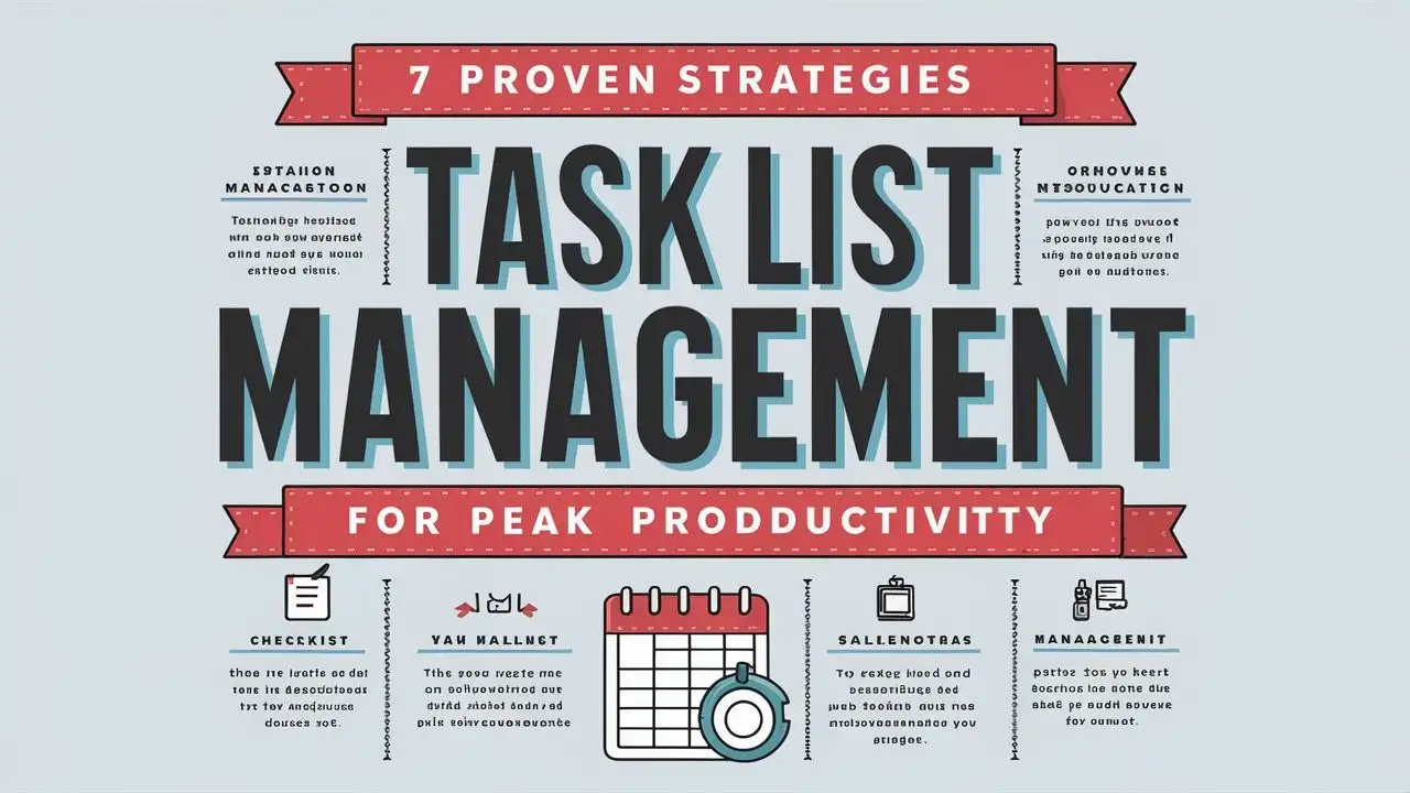 7 Proven Strategies To Optimize Task List Management For Peak Productivity