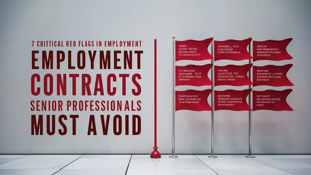 7 Critical Red Flags In Employment Contracts Senior Professionals Must ...