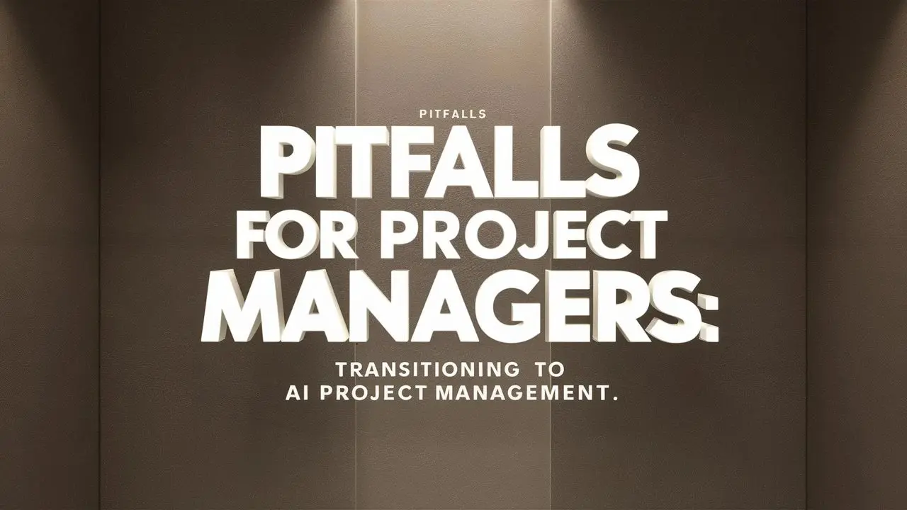 7 Critical Pitfalls For Project Managers Transitioning To AI Project ...