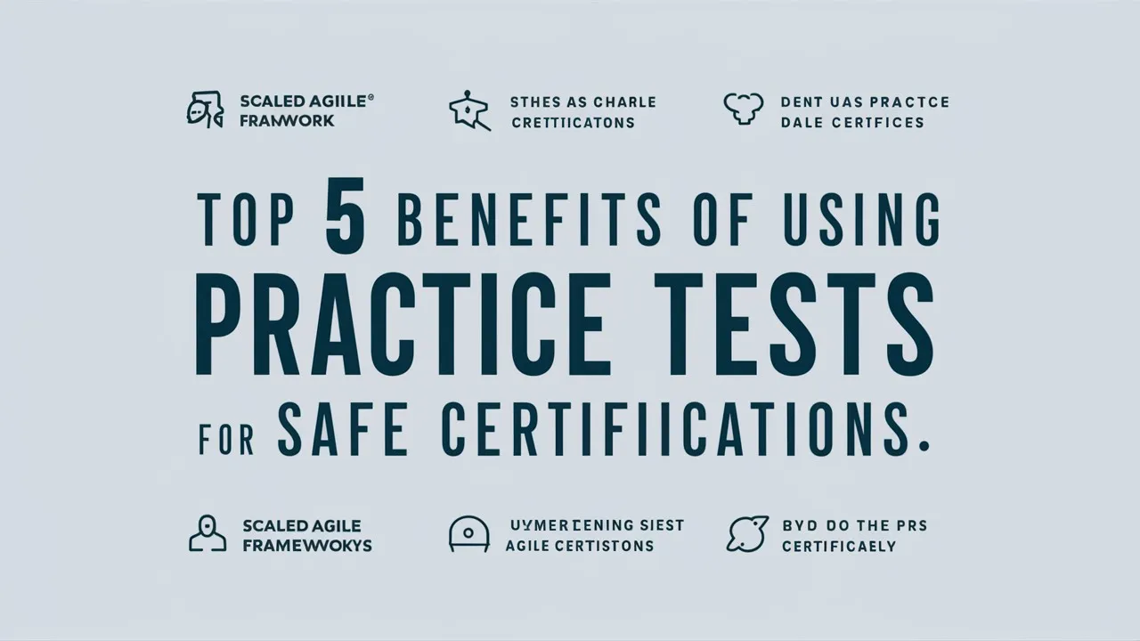 Top 5 Benefits Of Using Practice Tests For SAFe Certifications: How To ...